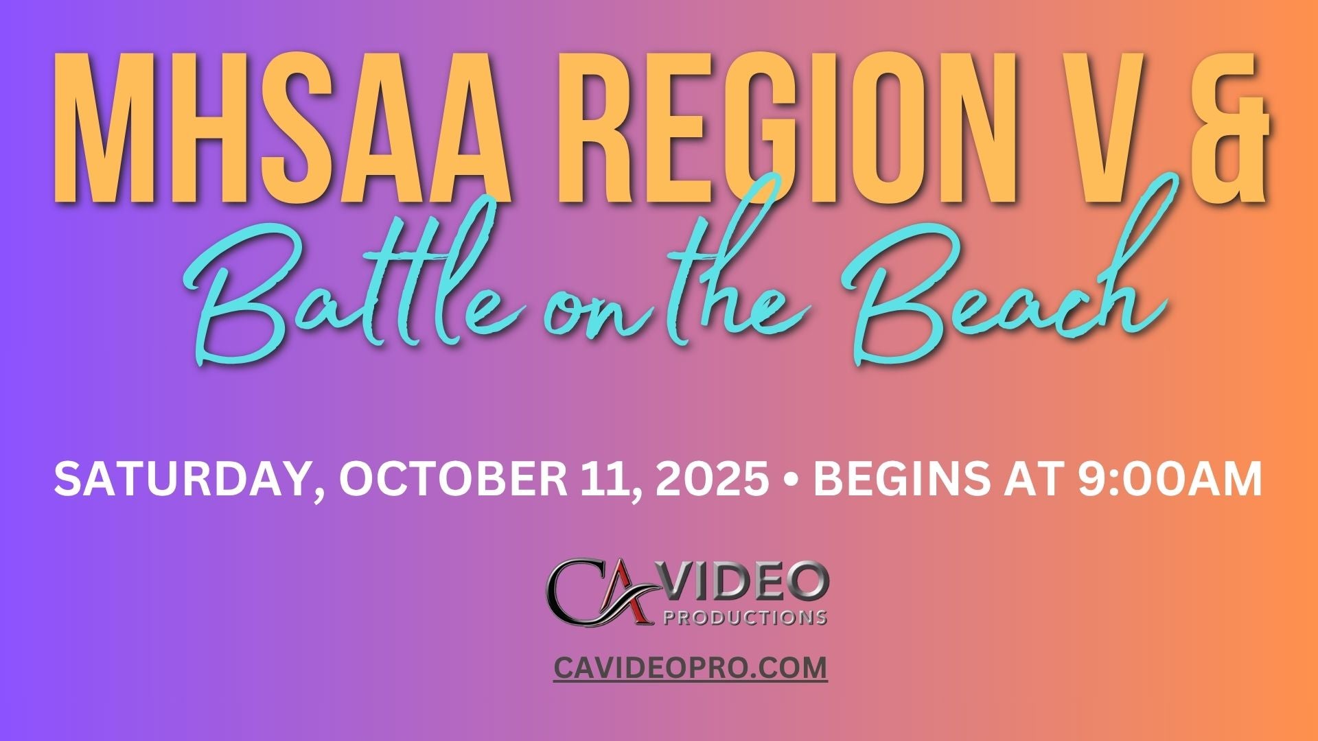 2025 Region V Marching Festival & Battle on the Beach (This is not the ...